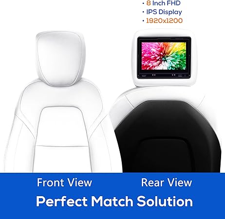 Rear Seat Entertainment System for Tesla, Dual Headrest Replacement ...